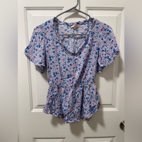 ANDREE BY UNIT | Tops | Andree By Unit Beautiful Blue Purple And Pink ...